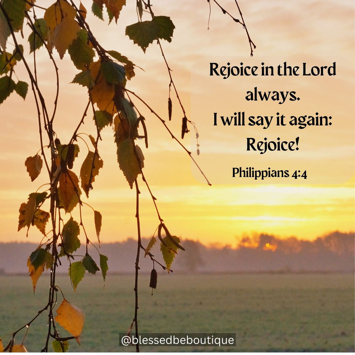 Rejoice in the Lord – Blessed Be Boutique