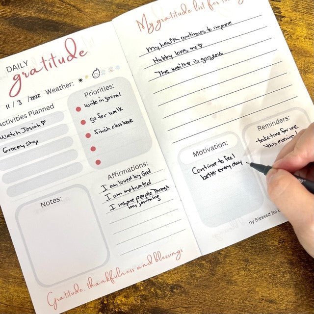 Attitude of Daily Gratitude Digital Download Pages – Blessed Be Boutique