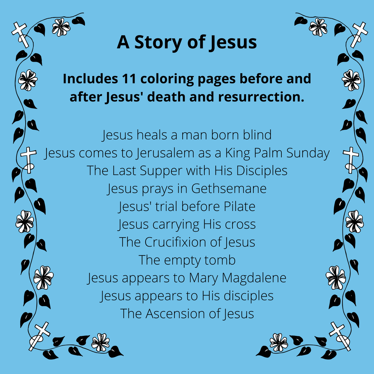 coloring pages ascension of jesus