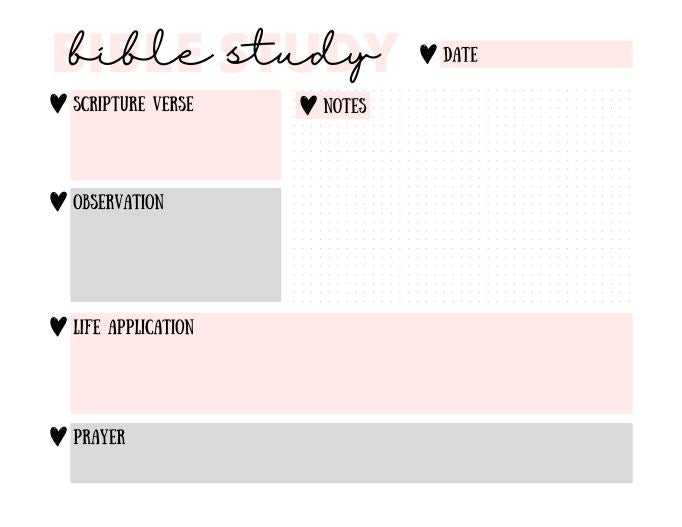 2022 Faith Journal Download – Blessed Be Boutique
