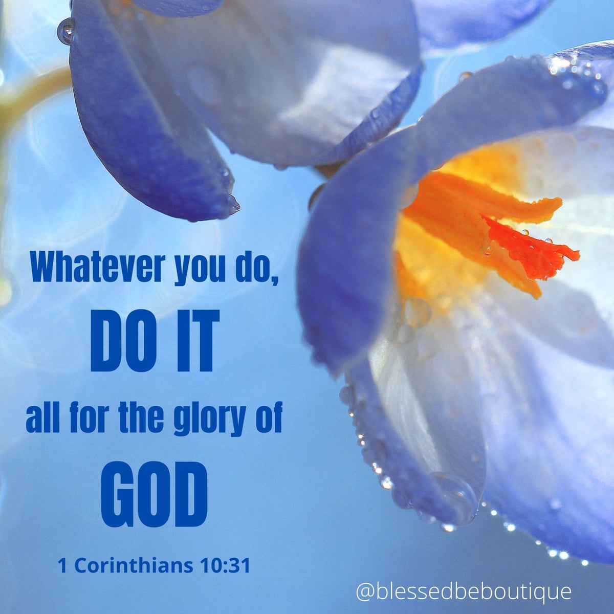 All For the Glory of God – Blessed Be Boutique