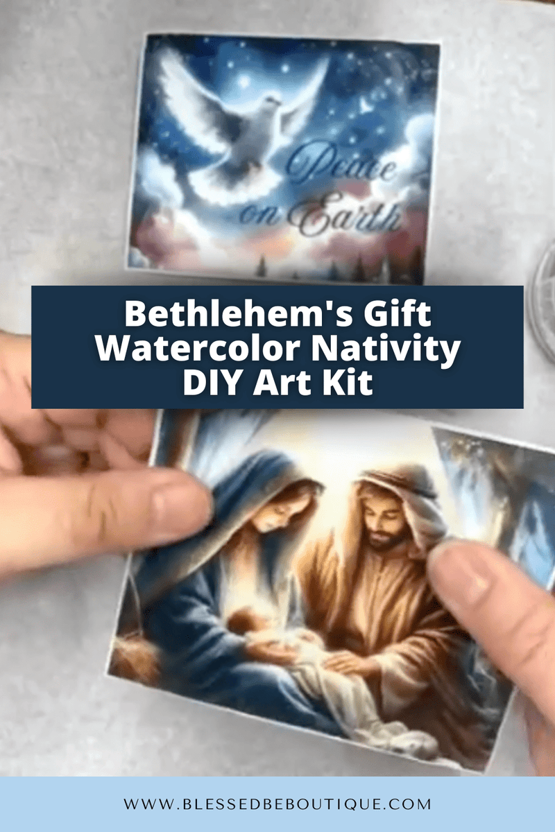 Bethlehem's Gift Watercolor Nativity DIY Art Kit - Tutorial Video ...