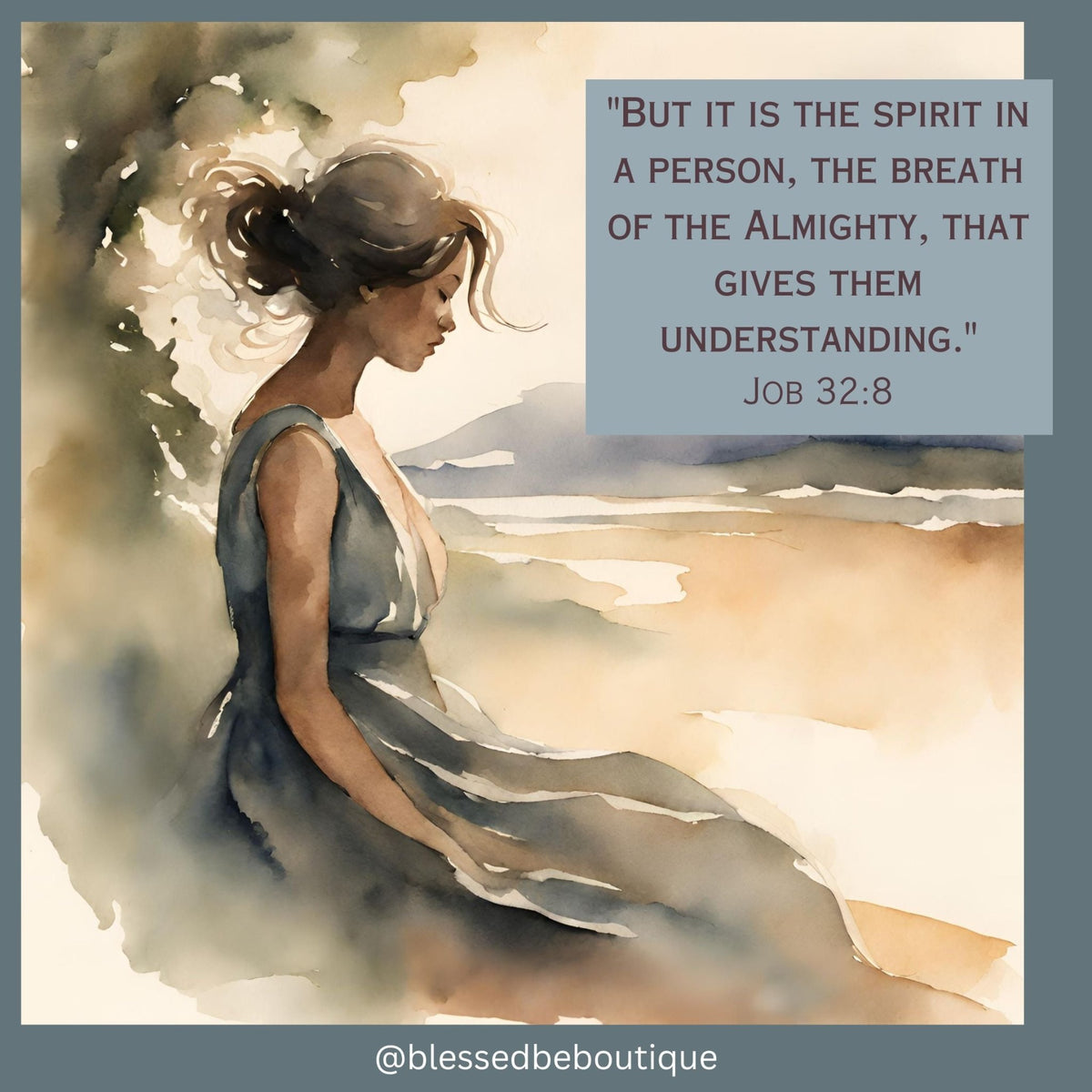 But it is the spirit in a person, the breath of the Almighty – Blessed ...