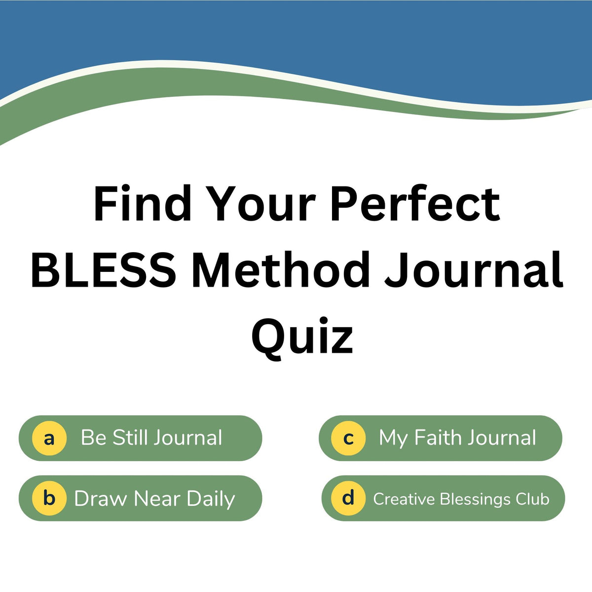 "Find Your Perfect BLESS Method Journal" Quiz – Blessed Be Boutique