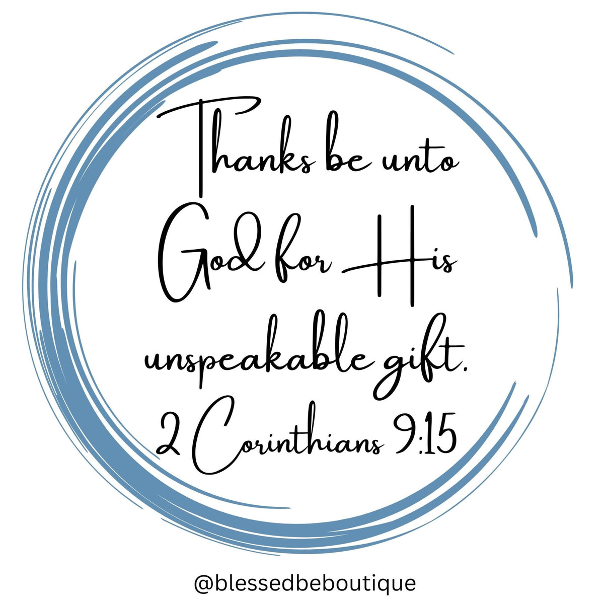 His Unspeakable Gift – Blessed Be Boutique
