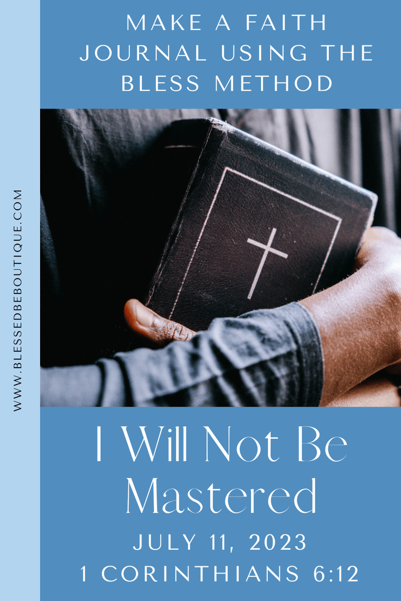 I Will Not Be Mastered – Blessed Be Boutique