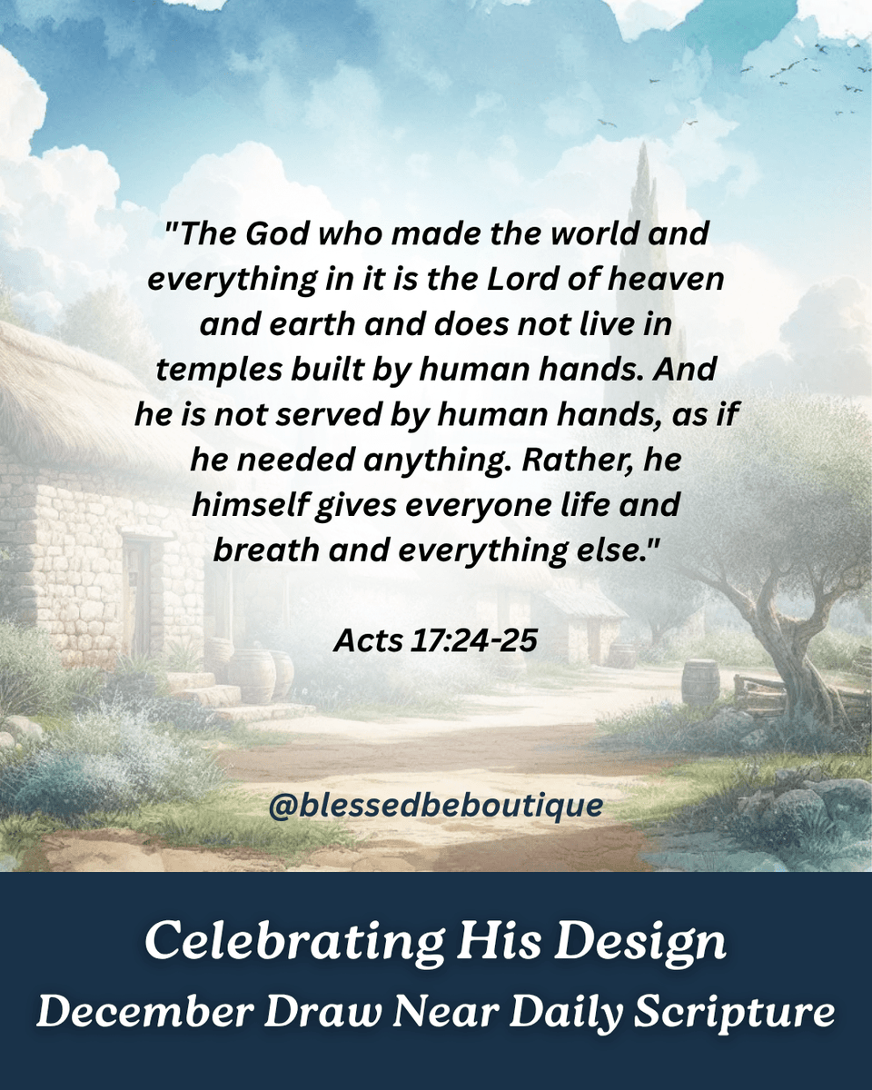 "Rather, he himself gives everyone life and breath and everything else ...