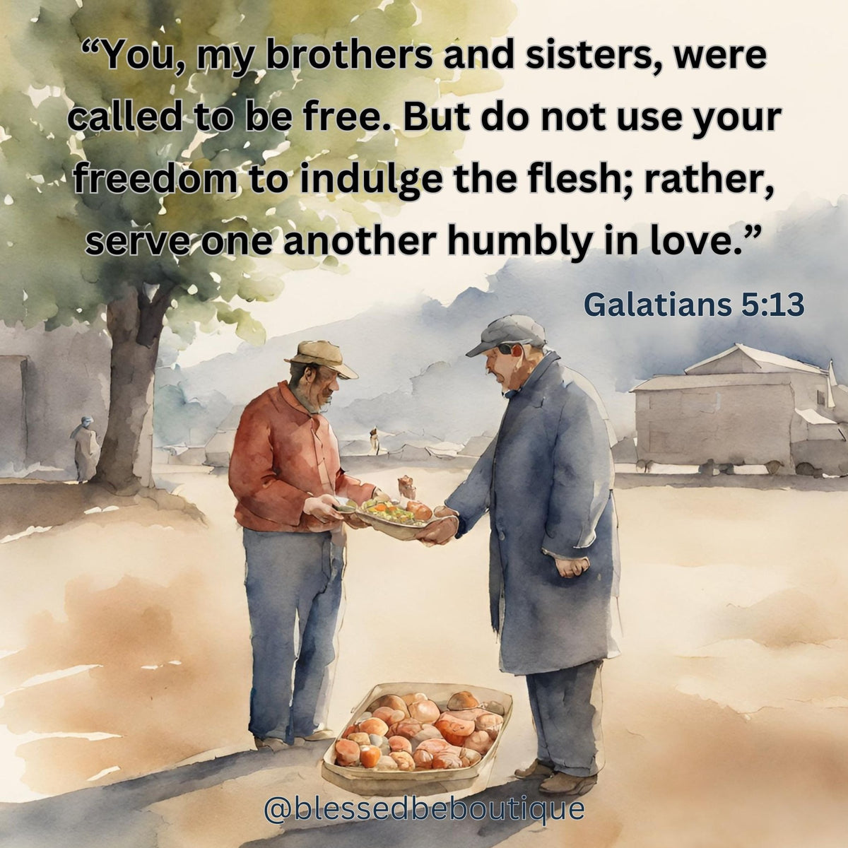 Serve One Another Humbly in Love – Blessed Be Boutique