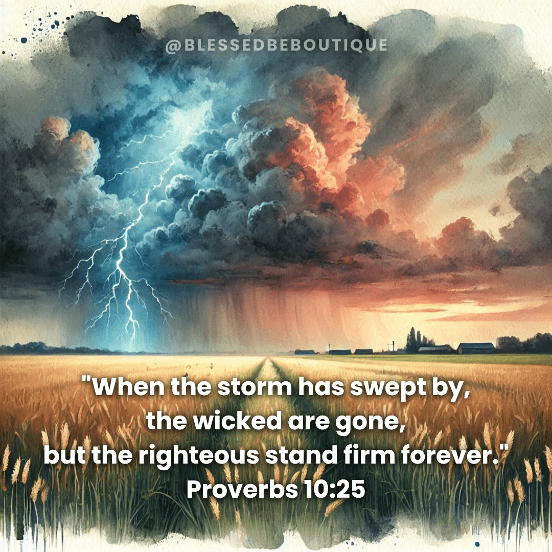 The Righteous Stand Firm Forever – Blessed Be Boutique