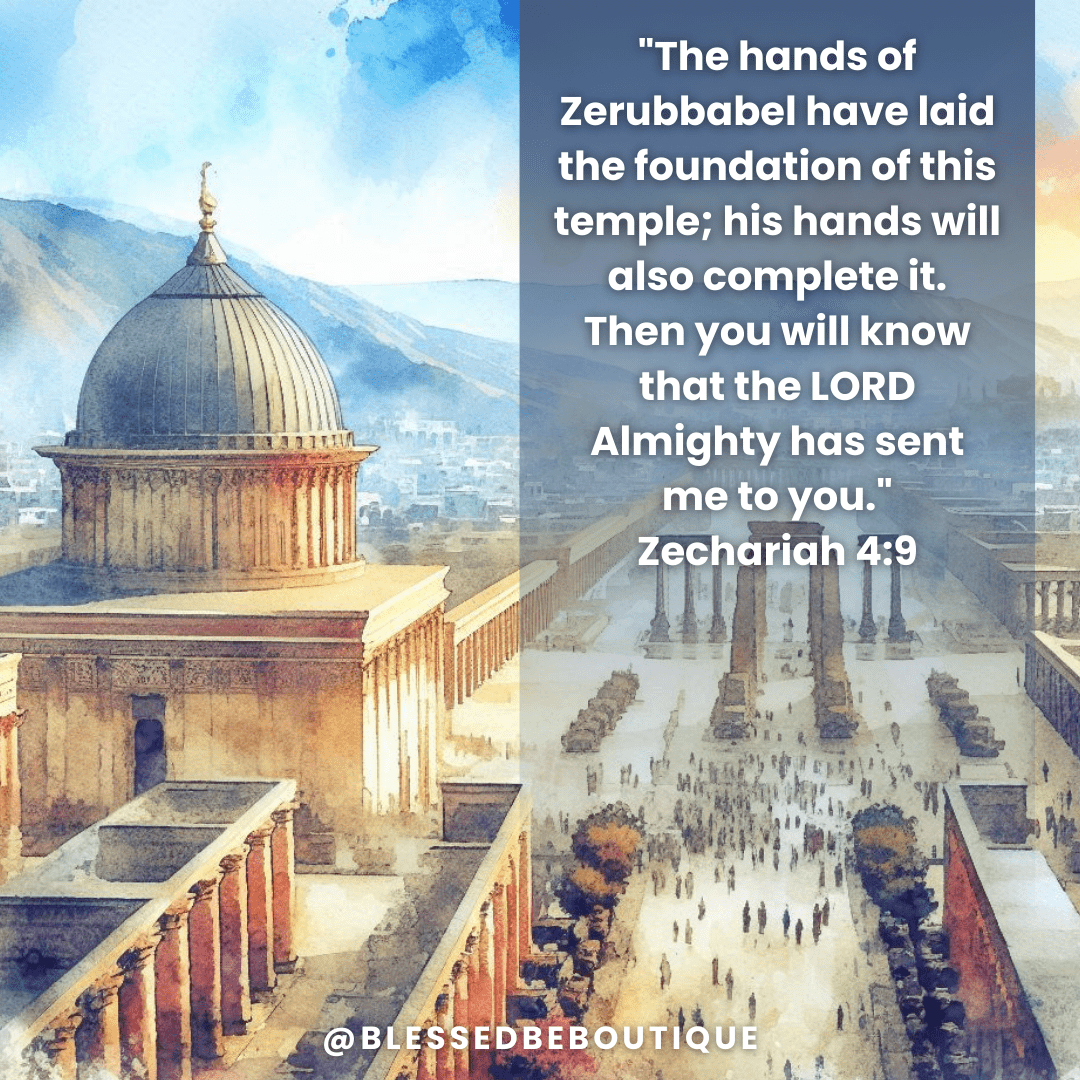 Then you will know that the Lord Almighty has sent me to you. - Zechar ...