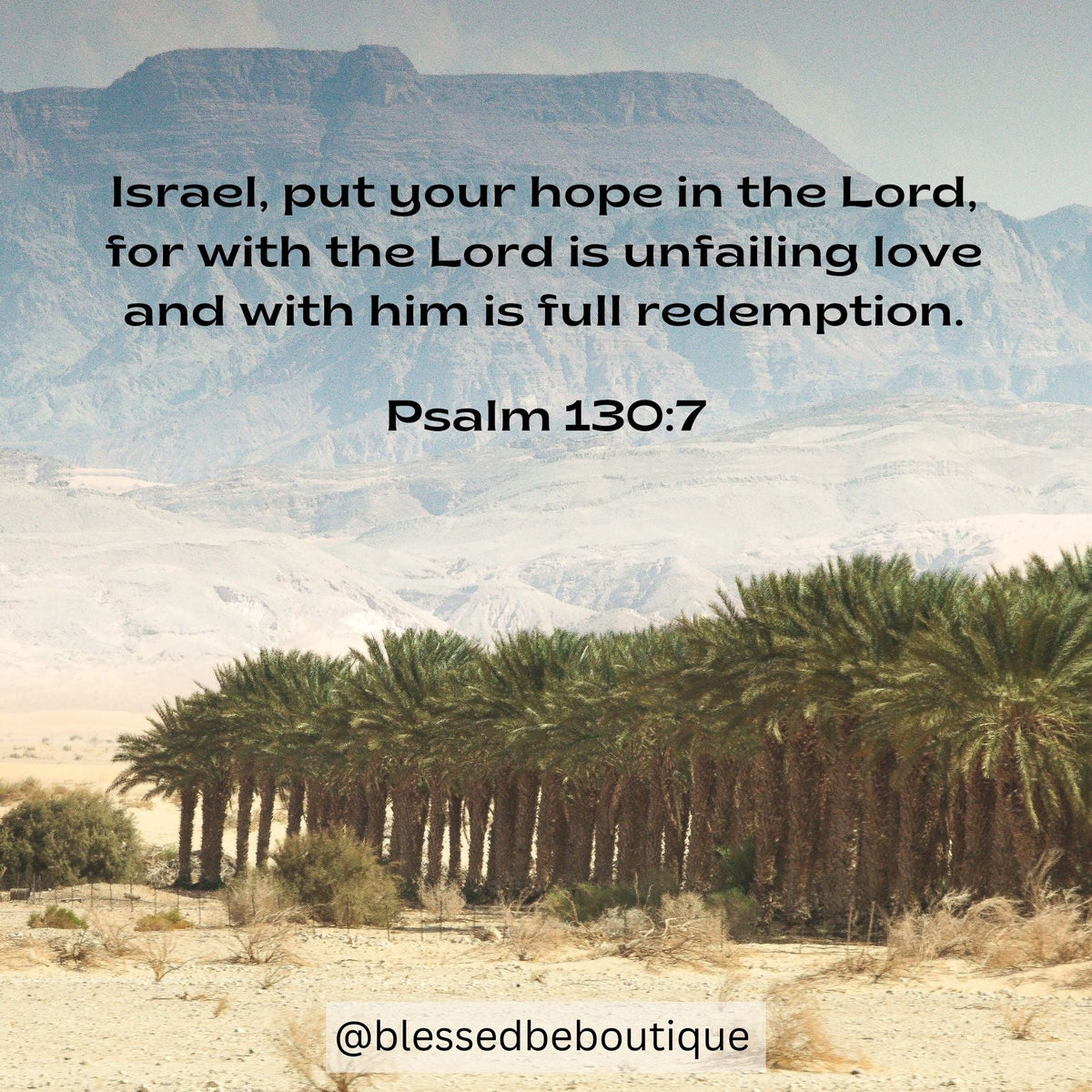 Unfailing Love and Full Redemption – Blessed Be Boutique