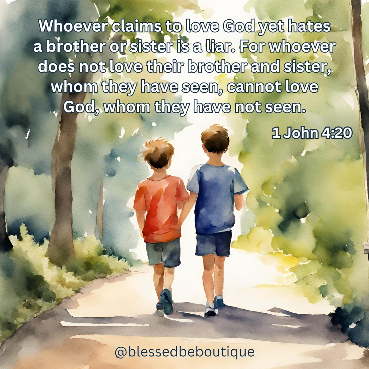 Whoever Claims to Love God Yet Hates a Brother or Sister is a Liar ...