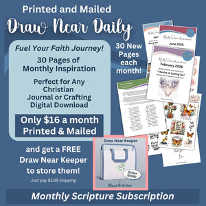 Monthly Draw Near Daily Christian Scripture Subscription Printed and M ...
