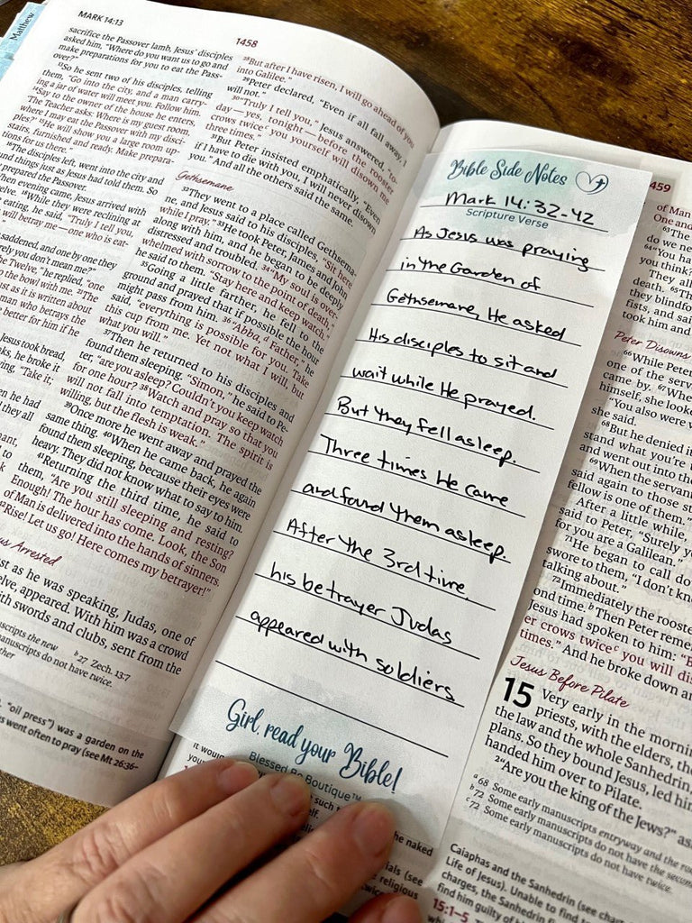 Bible Side Notes®! Printed by Post-It® Brand – Blessed Be Boutique