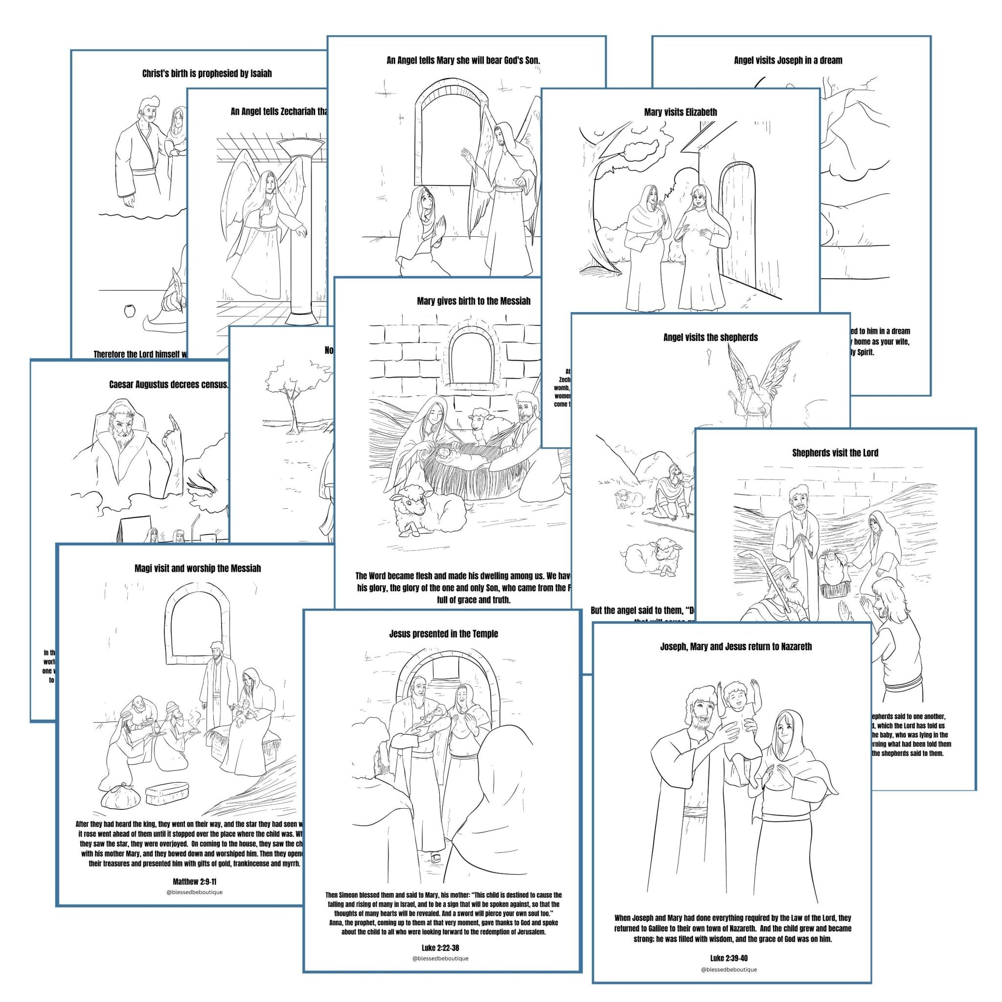 free coloring pages christian christmas shepherds