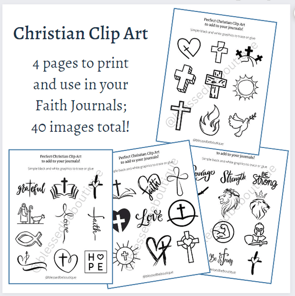 Christian Clip Art Black And White