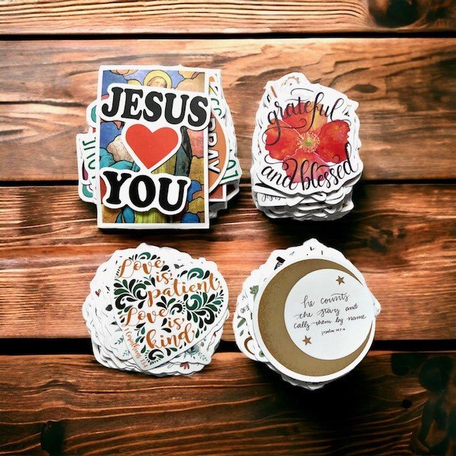 Christian Sticker Pack Sets – Blessed Be Boutique