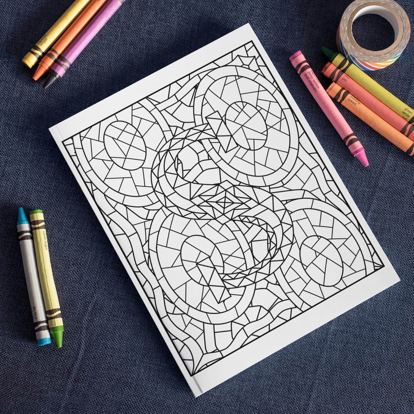 free printable coloring pages stained glass