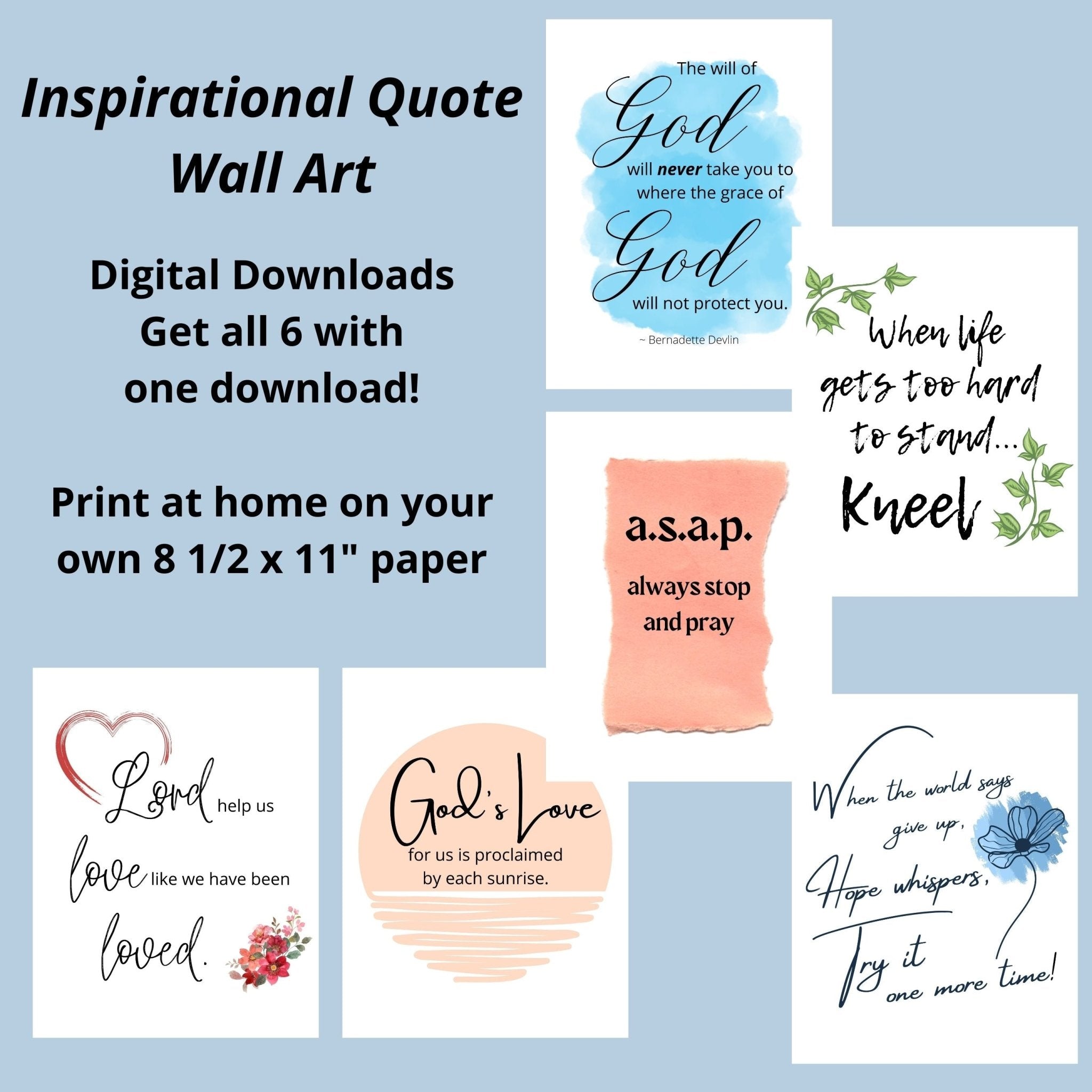 Inspirational Quotes For Wall Decor